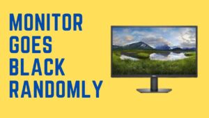 Monitor Goes Black Randomly (10 Ways to Fix) – Monitors Hype